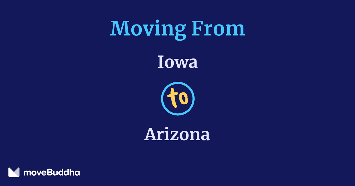 ($1,496) Cost of Moving From Iowa to Arizona