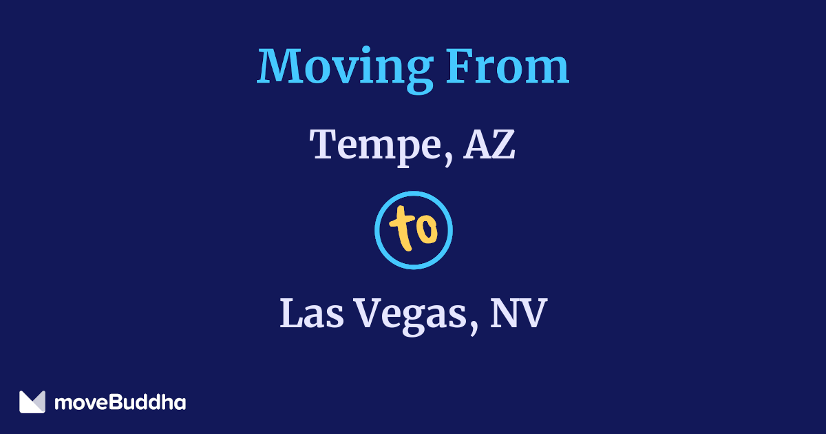 Tempe, AZ to Las Vegas, NV Movers (NEW 2026 Costs) | moveBuddha