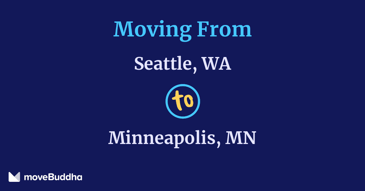 Seattle, WA to Minneapolis, MN Movers (NEW 2026 Costs) | moveBuddha