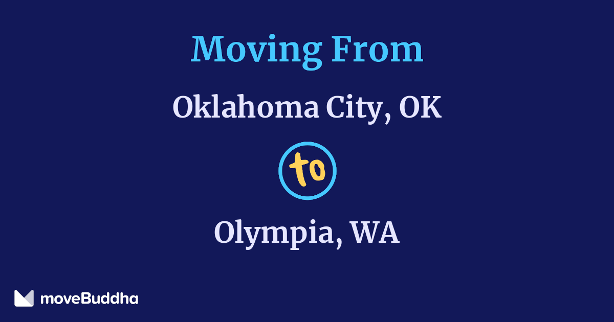 Moving From Oklahoma City, OK to Olympia, WA ($1,336 - $13,519 ...