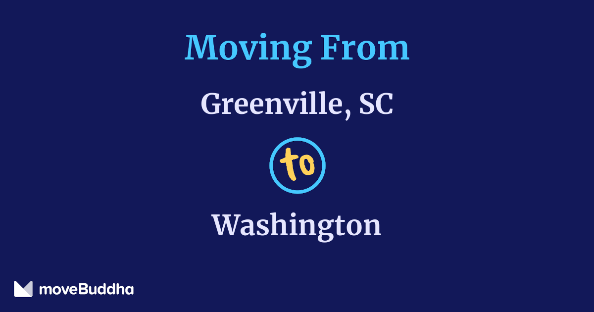 ($1,191) Movers From Greenville, SC to Washington