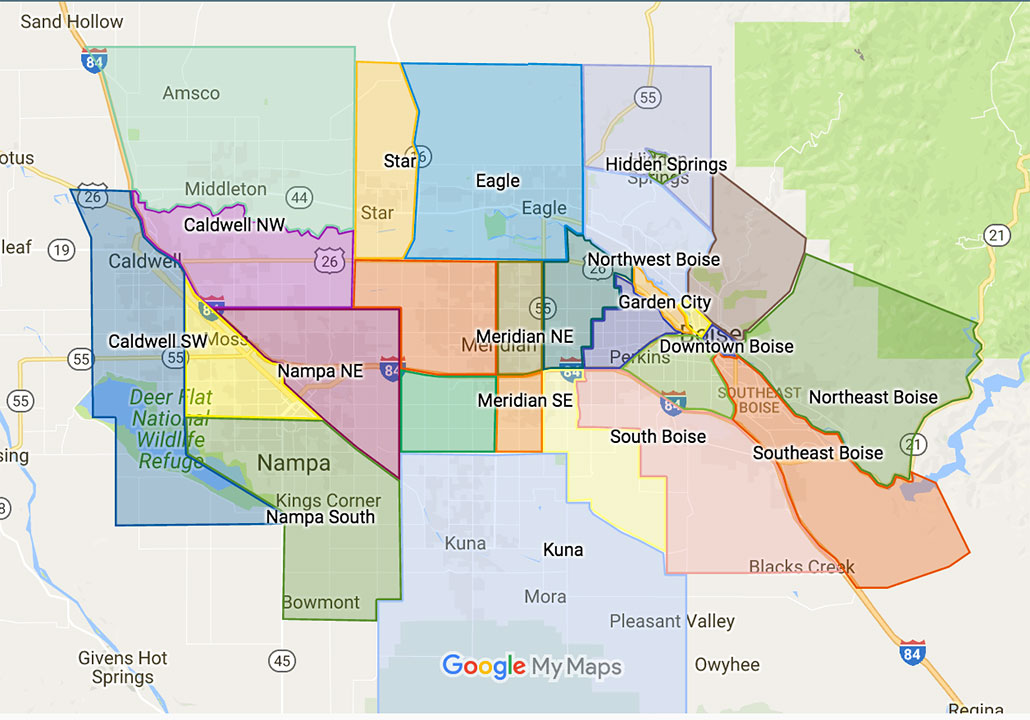 Zip Code Map Boise Map Of Rose Bowl Zip Code Map Boise Map Of Rose Bowl