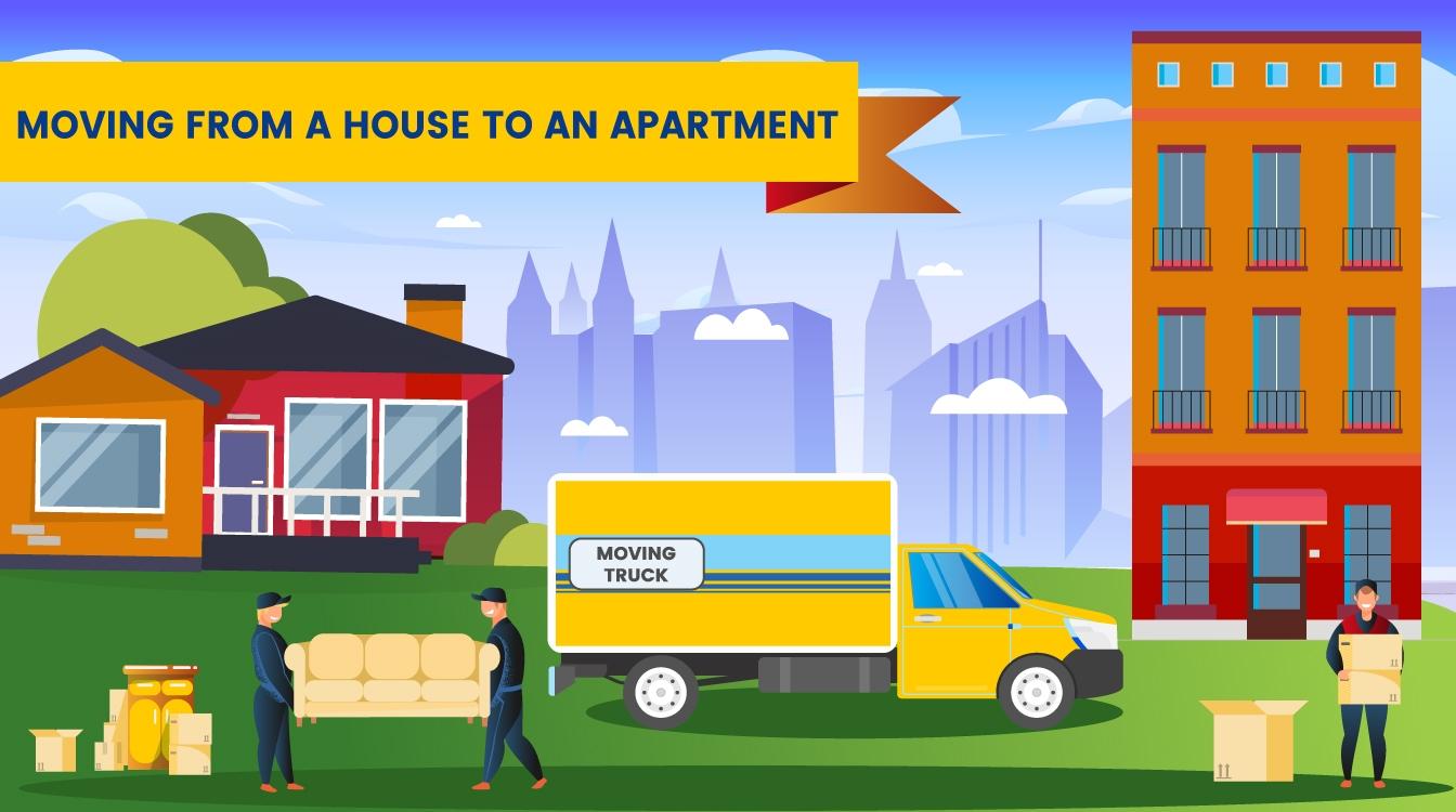 Moving From a House to an Apartment | moveBuddha
