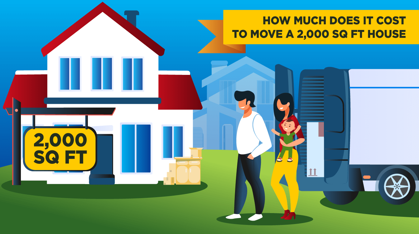 How Much Does It Cost To Move a 2,000 Sq. Ft. House?