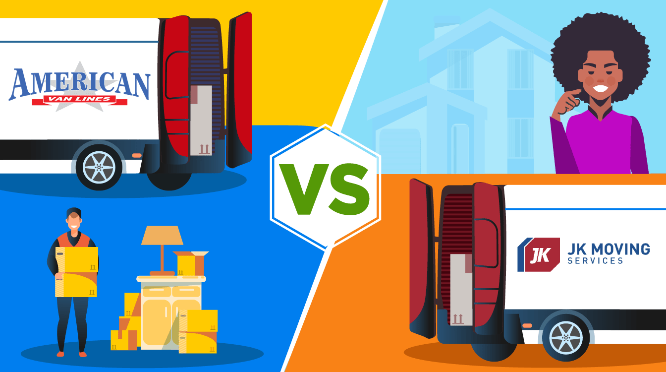 American Van Lines vs. JK Moving Services (2025 Comparison)