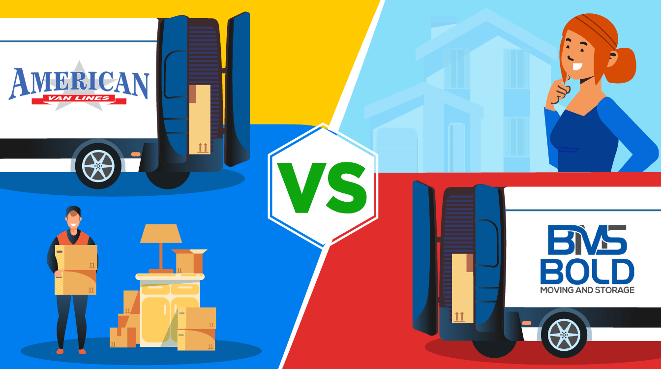 American Van Lines vs. Bold Moving and Storage (2025 Comparison)