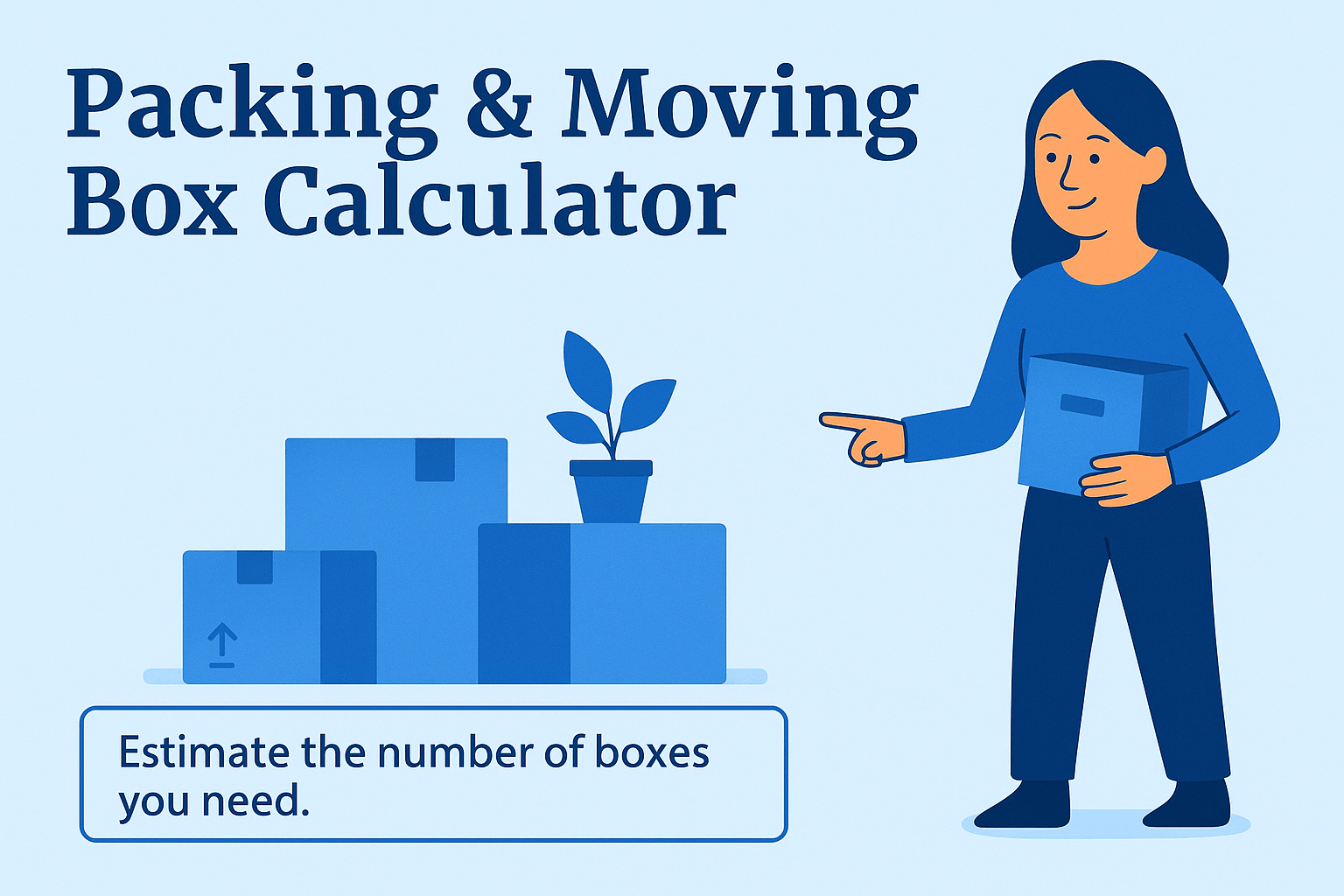Packing & Moving Box Calculator (Estimate the Boxes You Will Need)