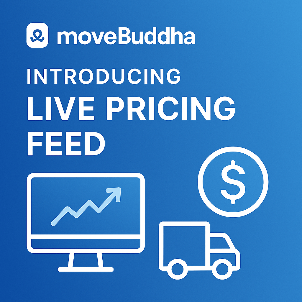 Press Release: Introducing moveBuddha's Live Pricing Feed